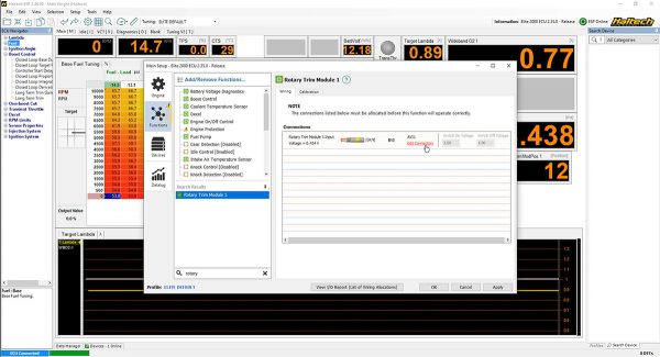 How to switch between tunes with a dash switch - Haltech