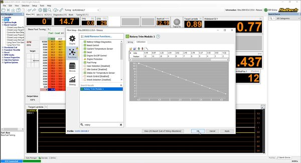 How to switch between tunes with a dash switch - Haltech