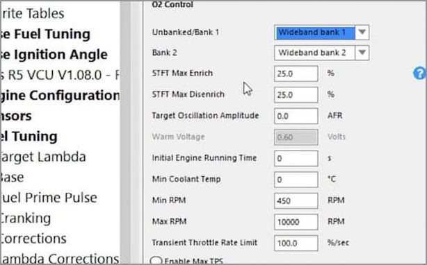 Short and Long Term Fuel Trim - Haltech