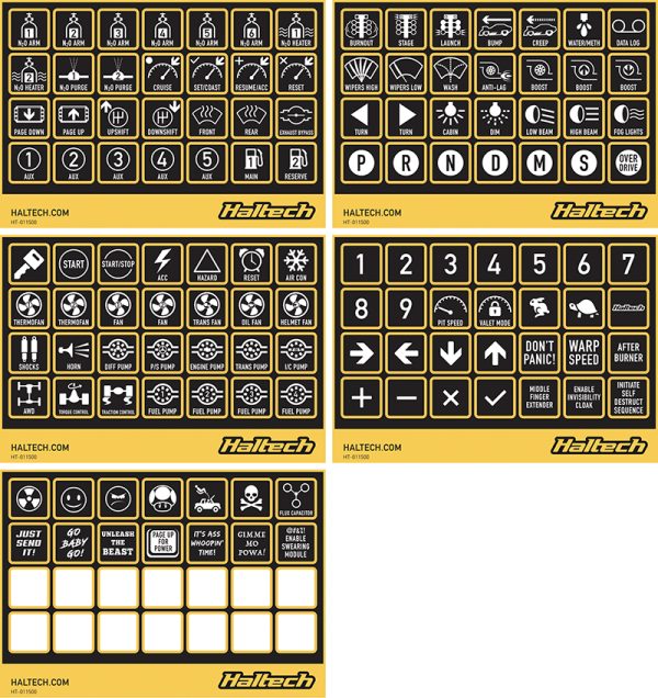 CAN Keypads for Elite ECUs - Haltech