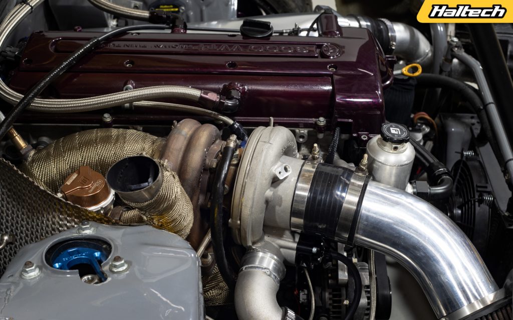 Matty Hill and his 2JZ drift Silvia - Haltech