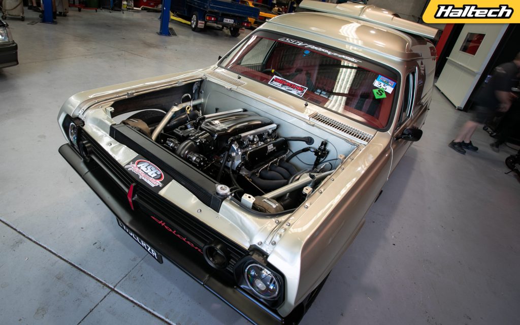 Aaron and his Holden Panel Van - Haltech