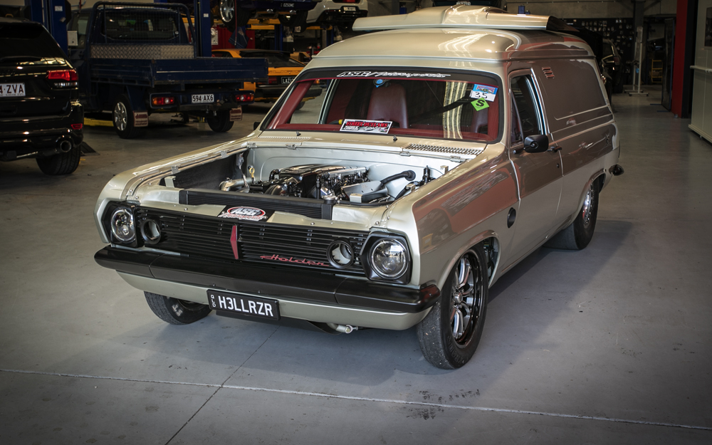 Aaron and his Holden Panel Van - Haltech