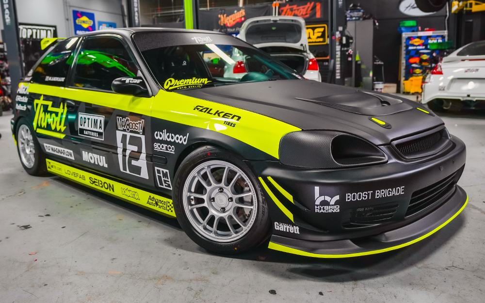 Mickey's RWD Turbo Civic - Haltech