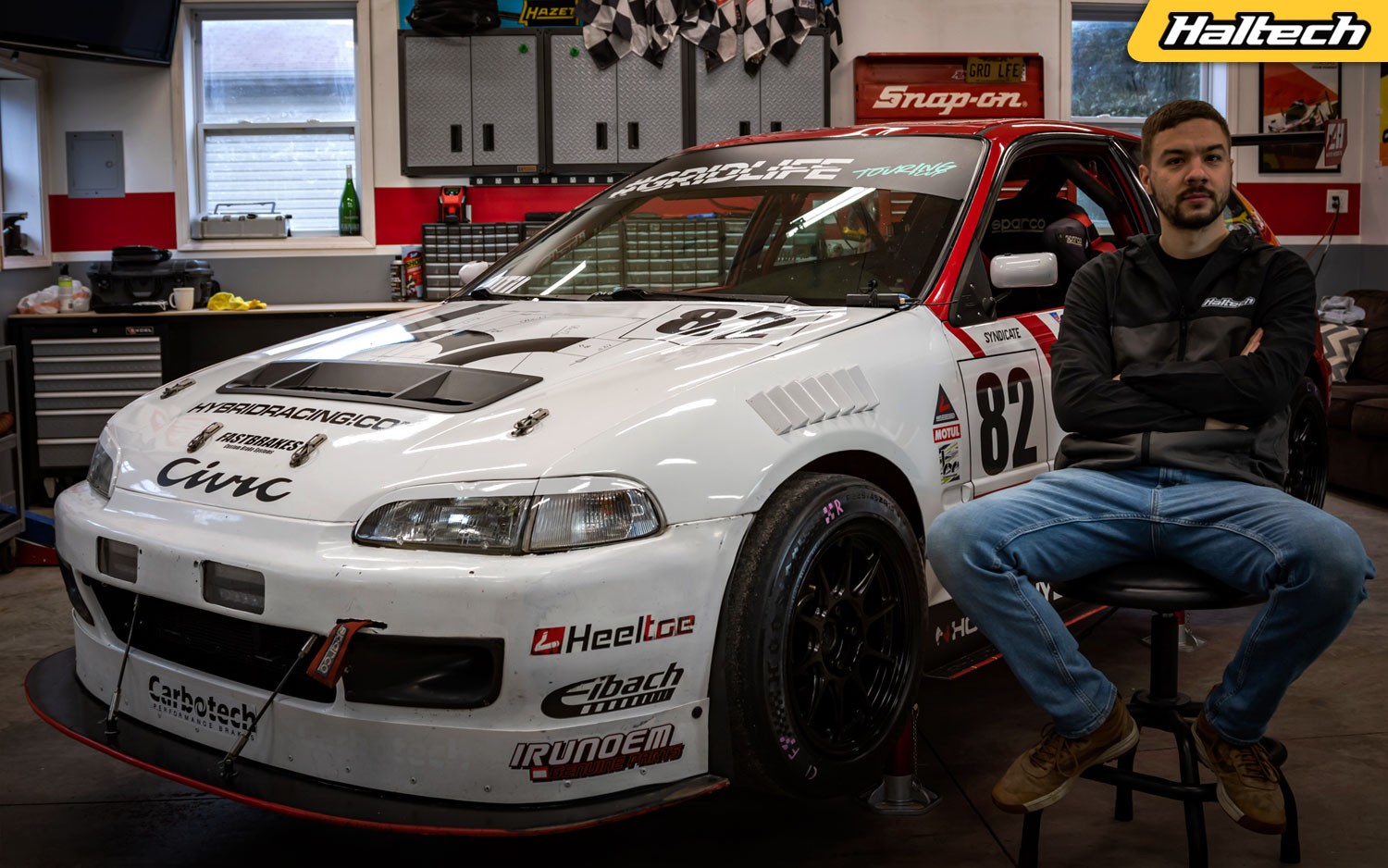 GLTC 2020 Champion Eric Kutil and his EG Civic - Haltech