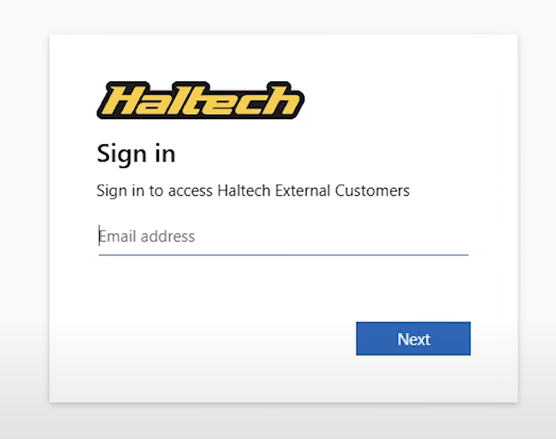 IMPORTANT INFORMATION ABOUT YOUR HALTECH LOG-IN - Haltech