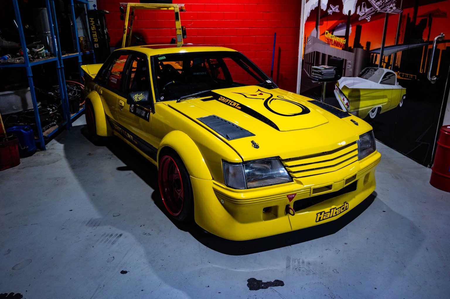 DriftCat and her NASCAR powered Calais Drift Car - Haltech