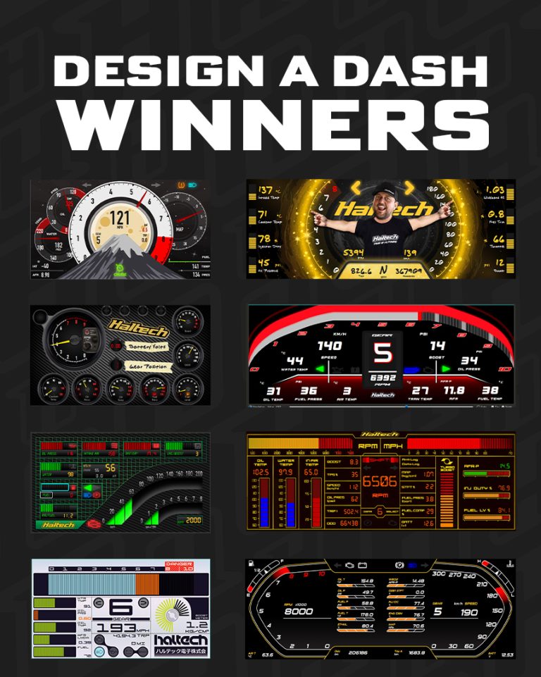 Design a Dash winners! - Haltech