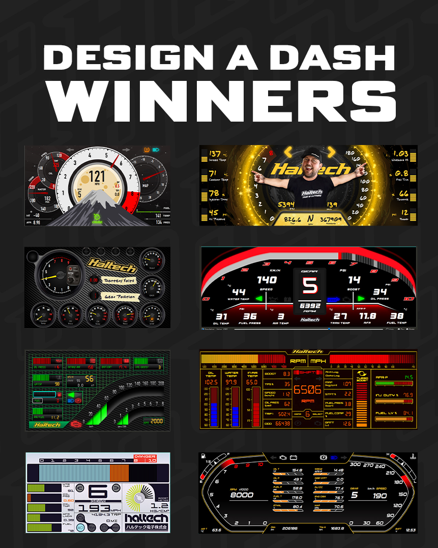 Design a Dash winners! - Haltech