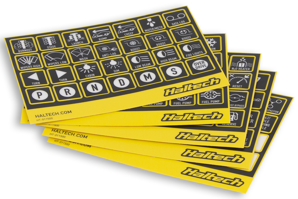 HT-011500 CAN Keypad Label Set - Haltech